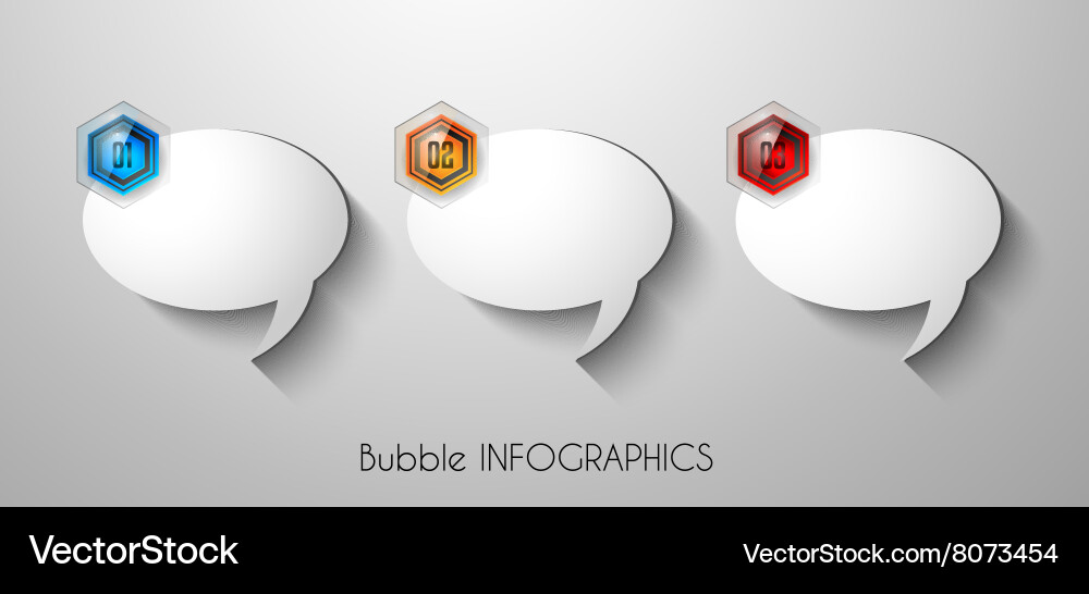Clean infographic layout template for data Vector Image