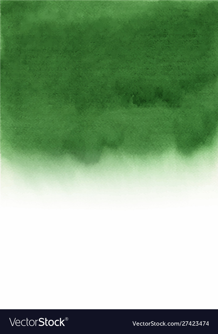 Greenery Gradient Background Watercolor Royalty Free Vector