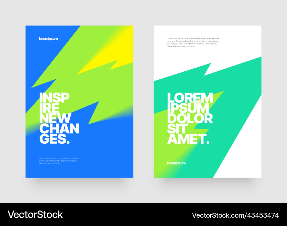 Layout template for events or business related Vector Image