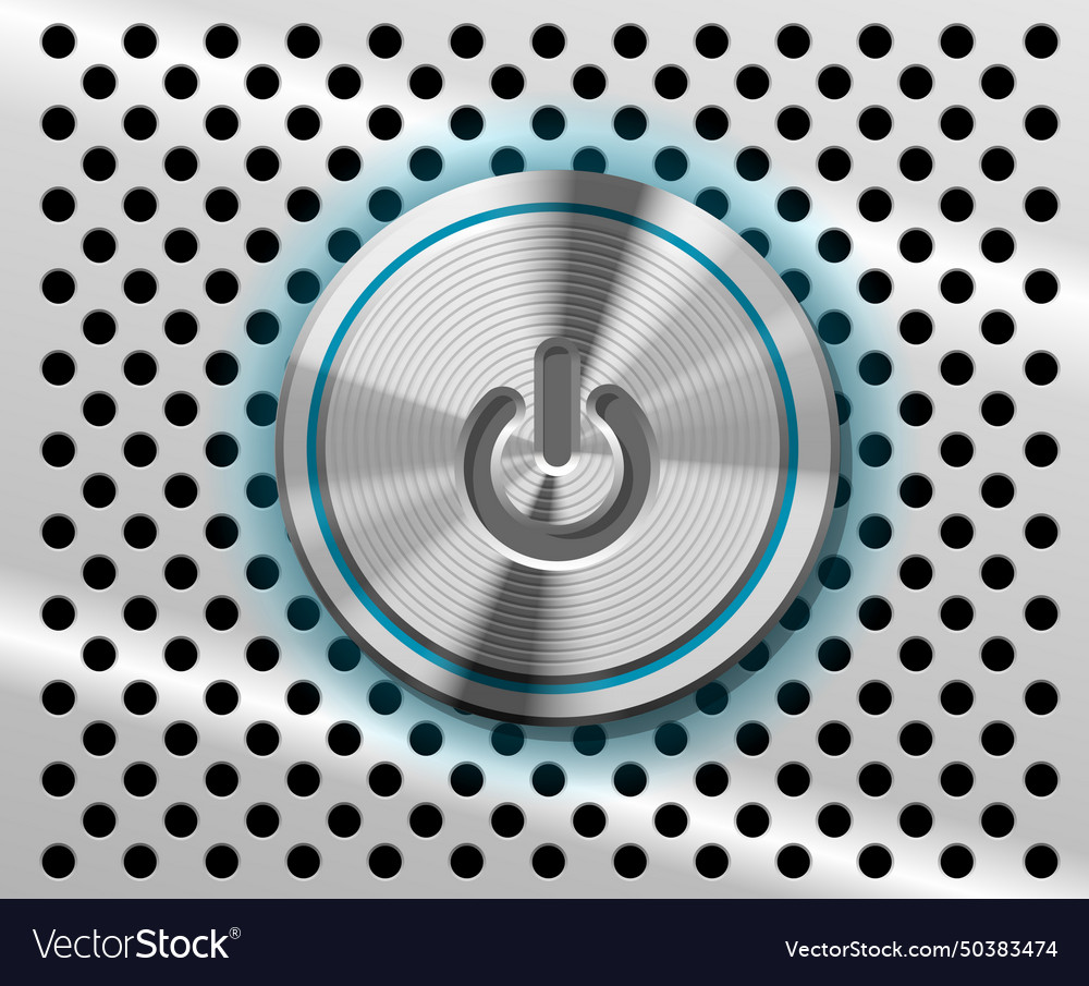Mac power button Royalty Free Vector Image - VectorStock