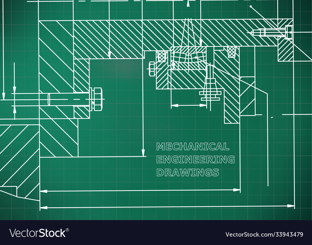 Mechanical engineering technical backgrounds Vector Image