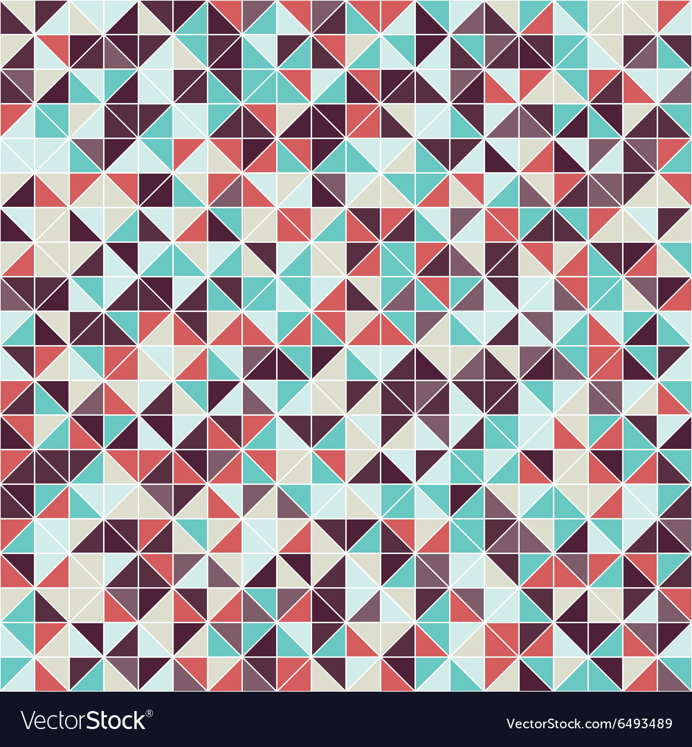 Geometric seamless pattern of triangles Royalty Free Vector