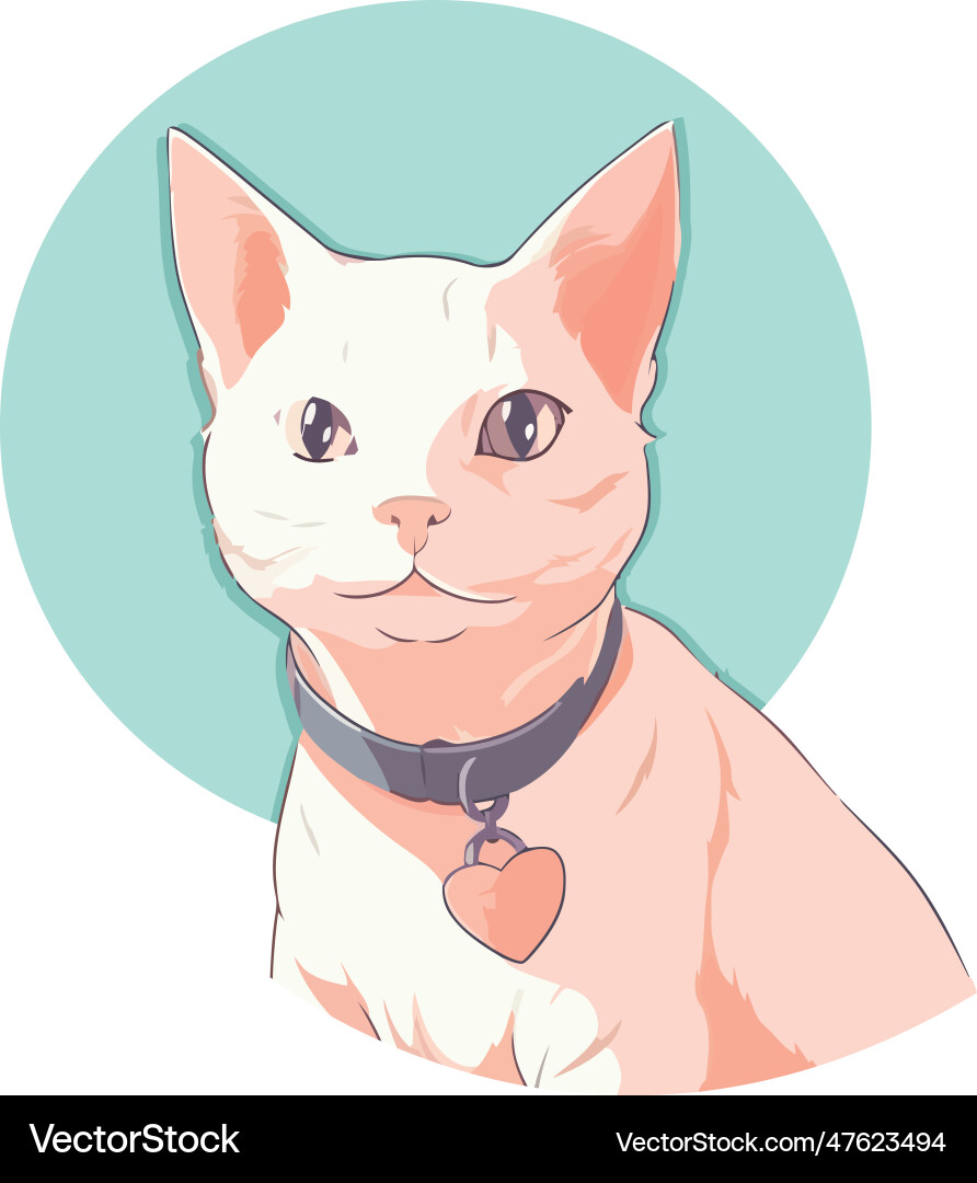 Cute cat design Royalty Free Vector Image - VectorStock