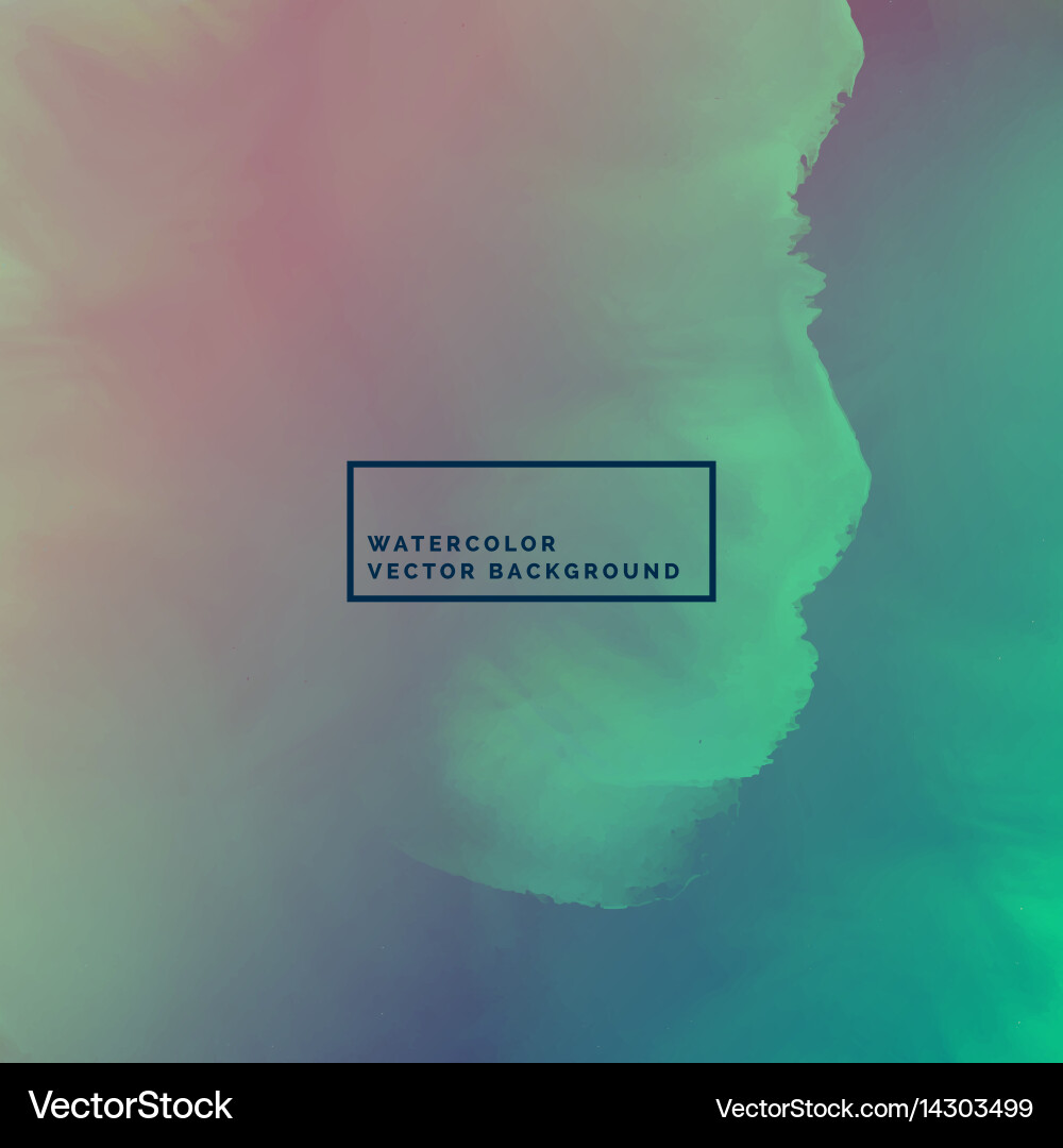 Abstract watercolor background Royalty Free Vector Image
