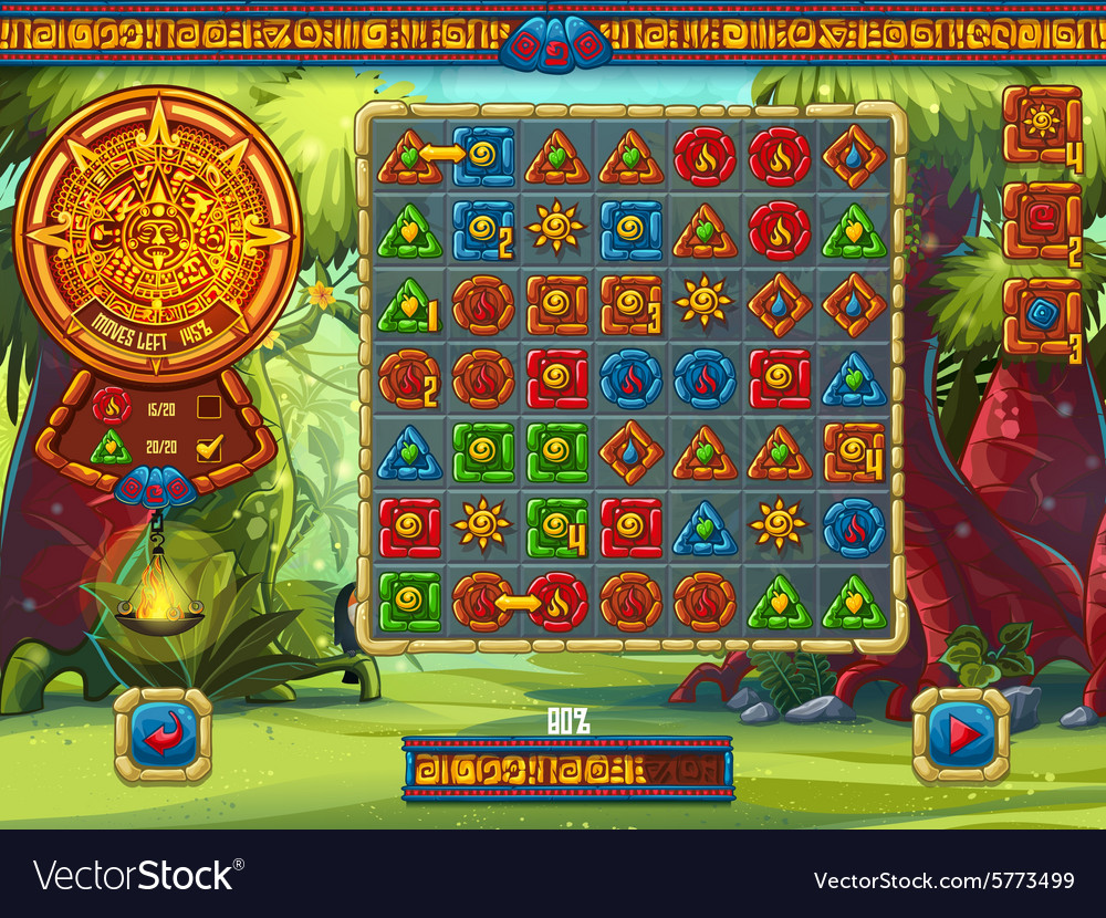 Playing field for computer Royalty Free Vector Image