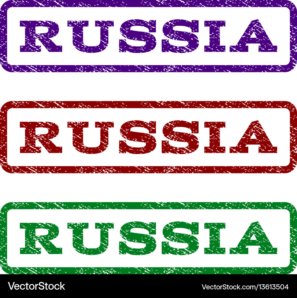 Russia watermark stamp Royalty Free Vector Image