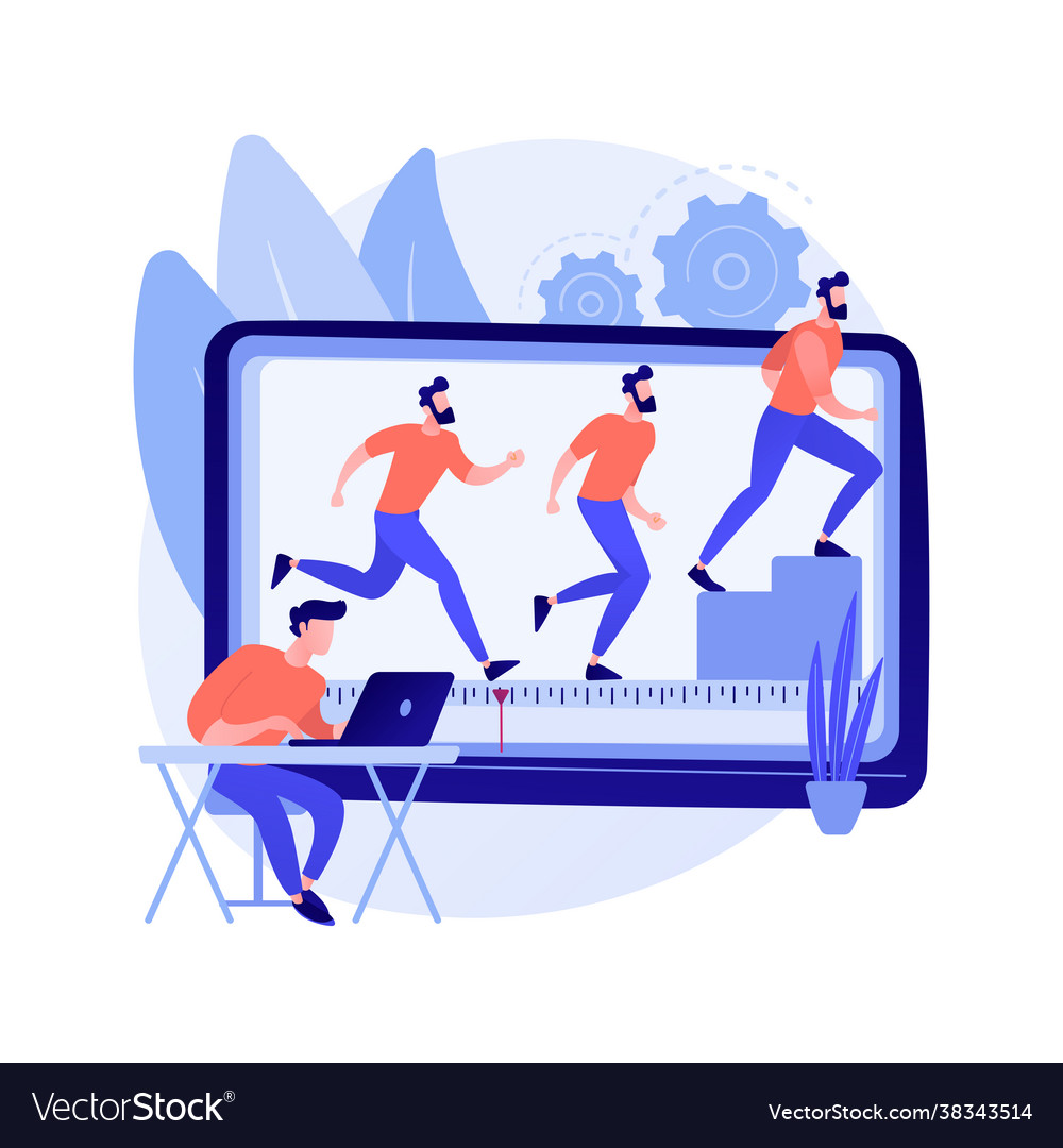 Computer Animation Abstract Concept Royalty Free Vector