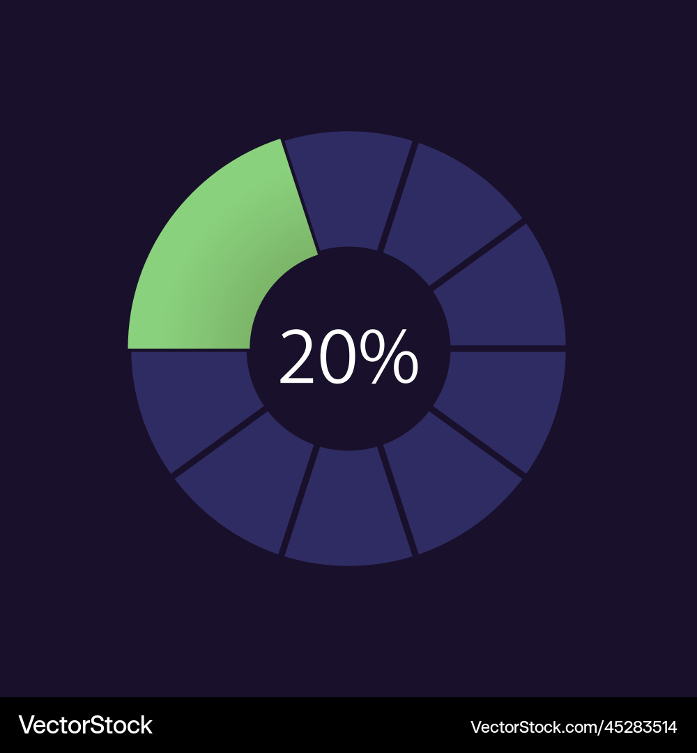 Loading start infographic chart design template Vector Image
