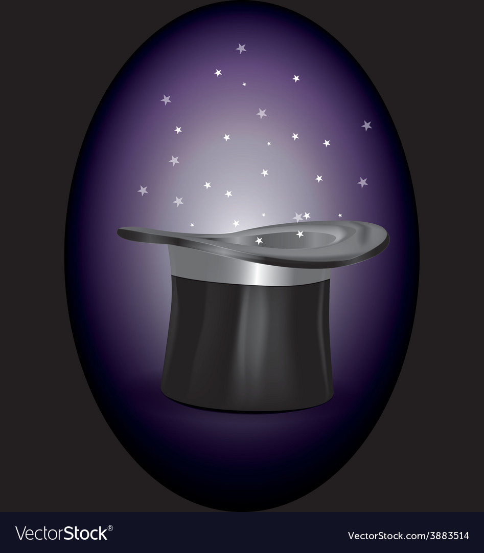 Magic hat Royalty Free Vector Image - VectorStock