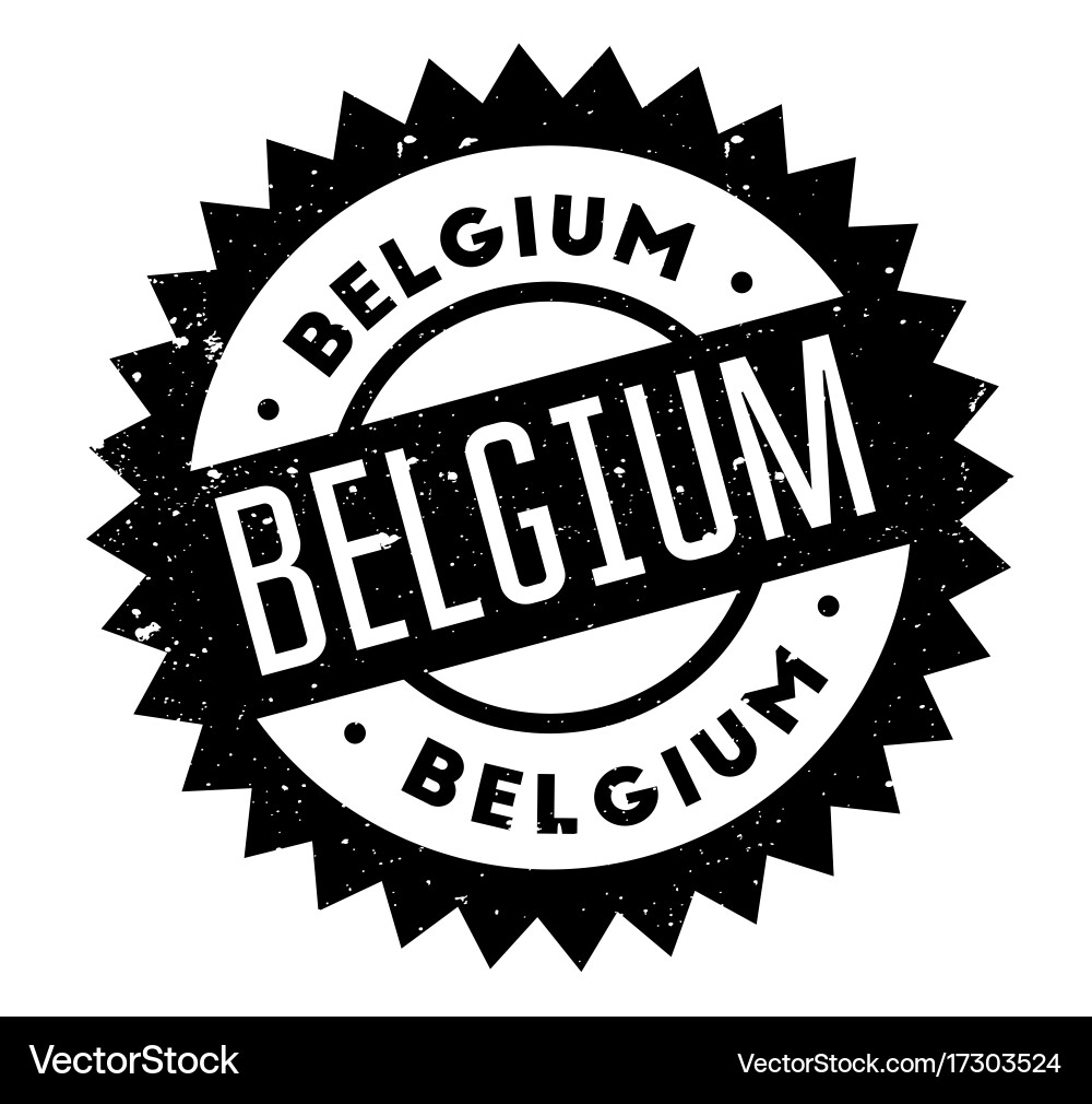 Belgium rubber stamp Royalty Free Vector Image