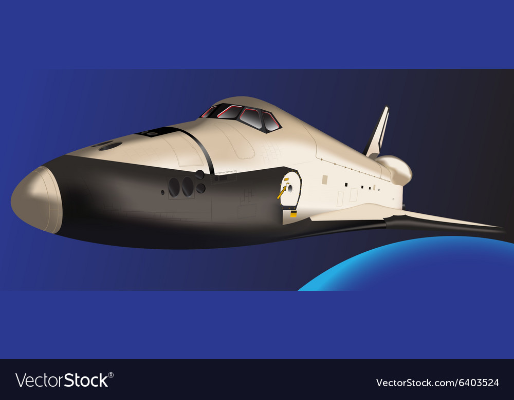 Space shuttle Royalty Free Vector Image - VectorStock