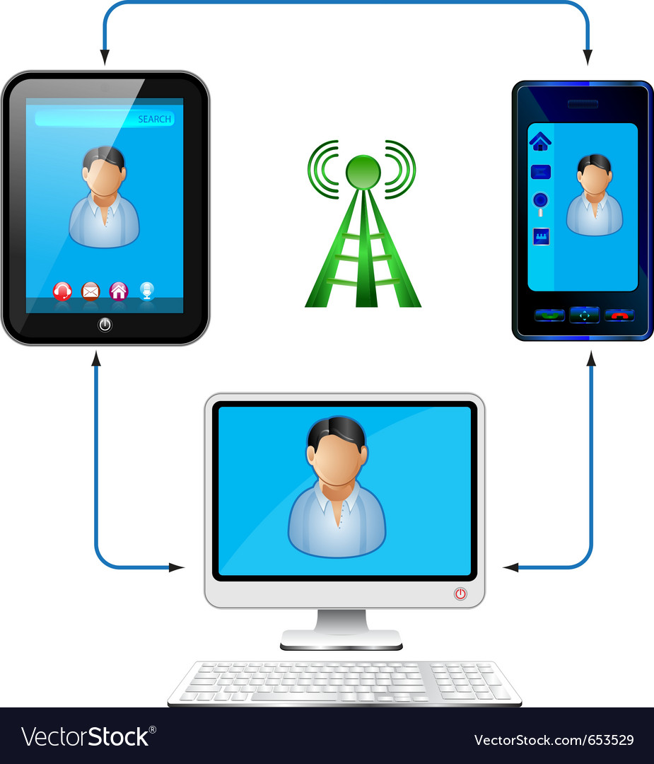 Connectivity Royalty Free Vector Image - VectorStock