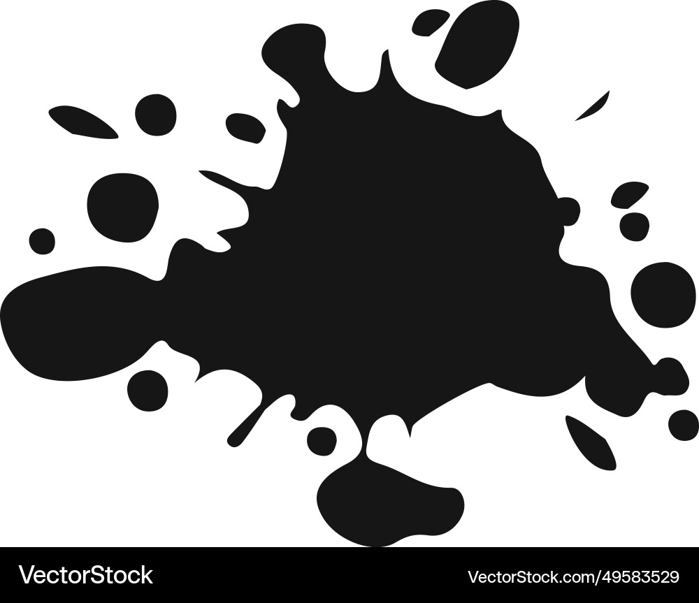 Ink blot spot Royalty Free Vector Image - VectorStock