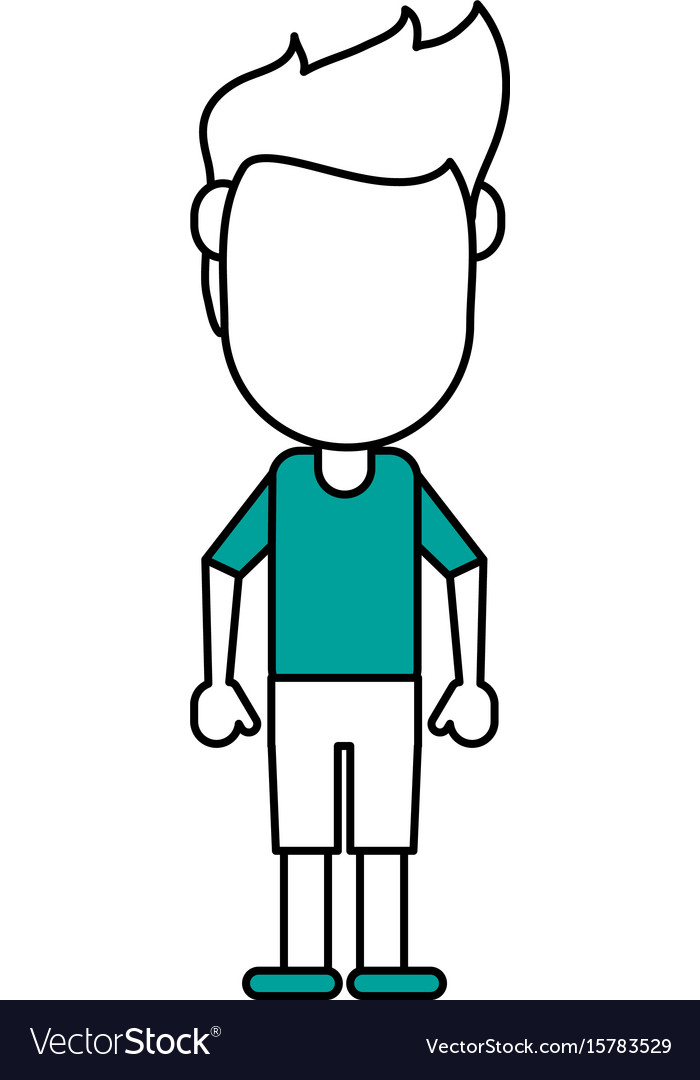 Standing man Royalty Free Vector Image - VectorStock