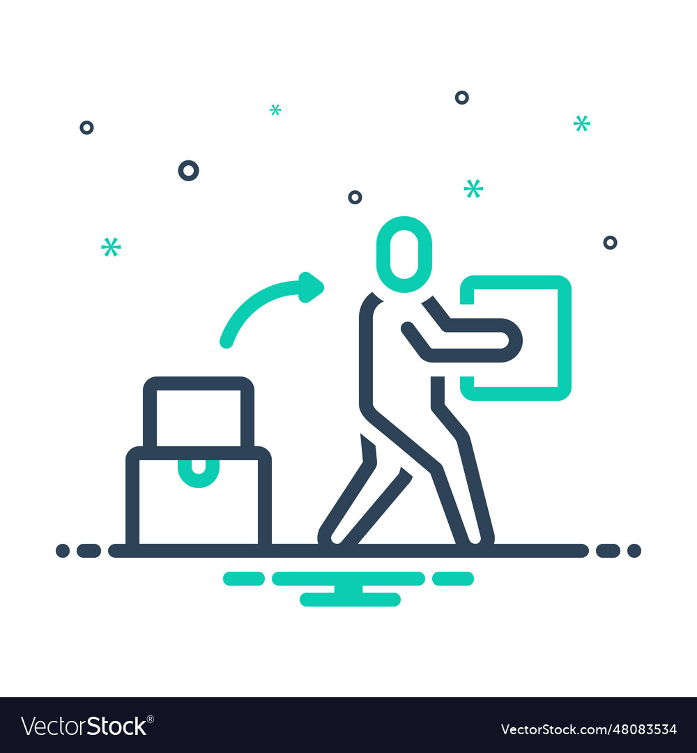 Move Royalty Free Vector Image - VectorStock