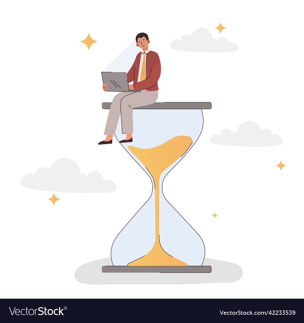 Screen time concept Royalty Free Vector Image - VectorStock