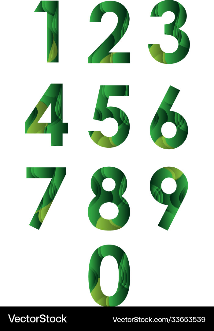 Year anniversary set template design Royalty Free Vector