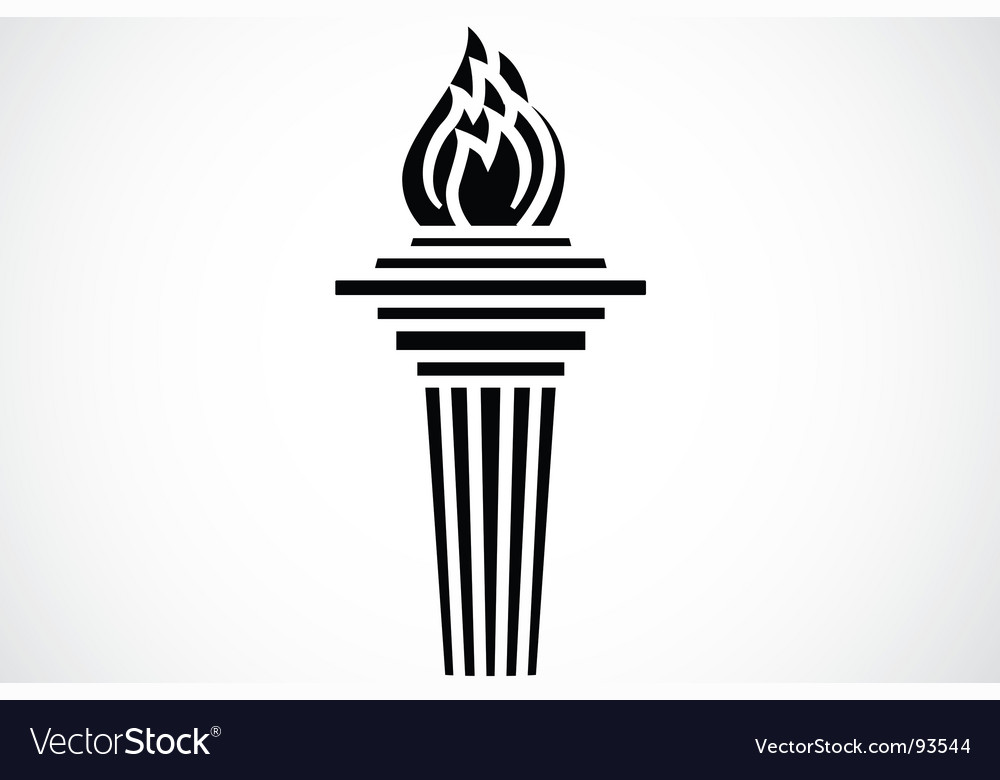 Torch Royalty Free Vector Image - VectorStock
