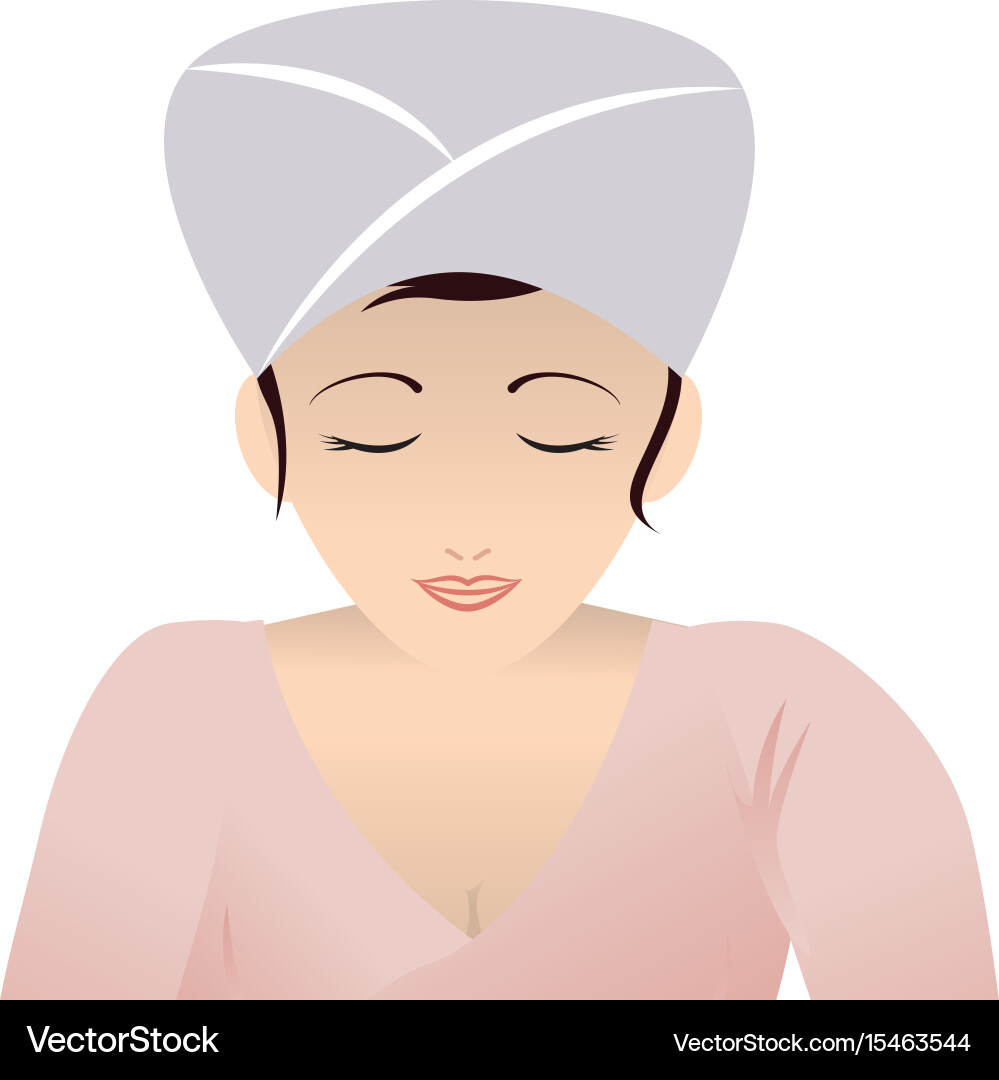 Young woman wash Royalty Free Vector Image - VectorStock