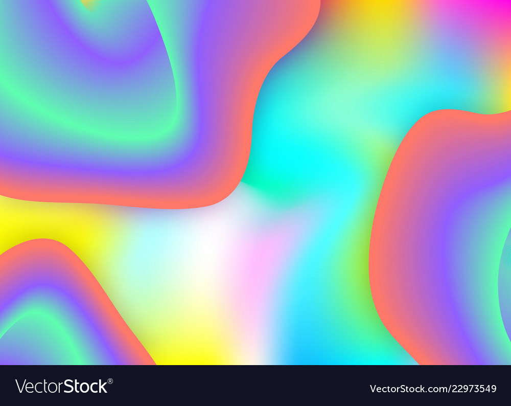 Liquid fluid background with dynamic elements Vector Image