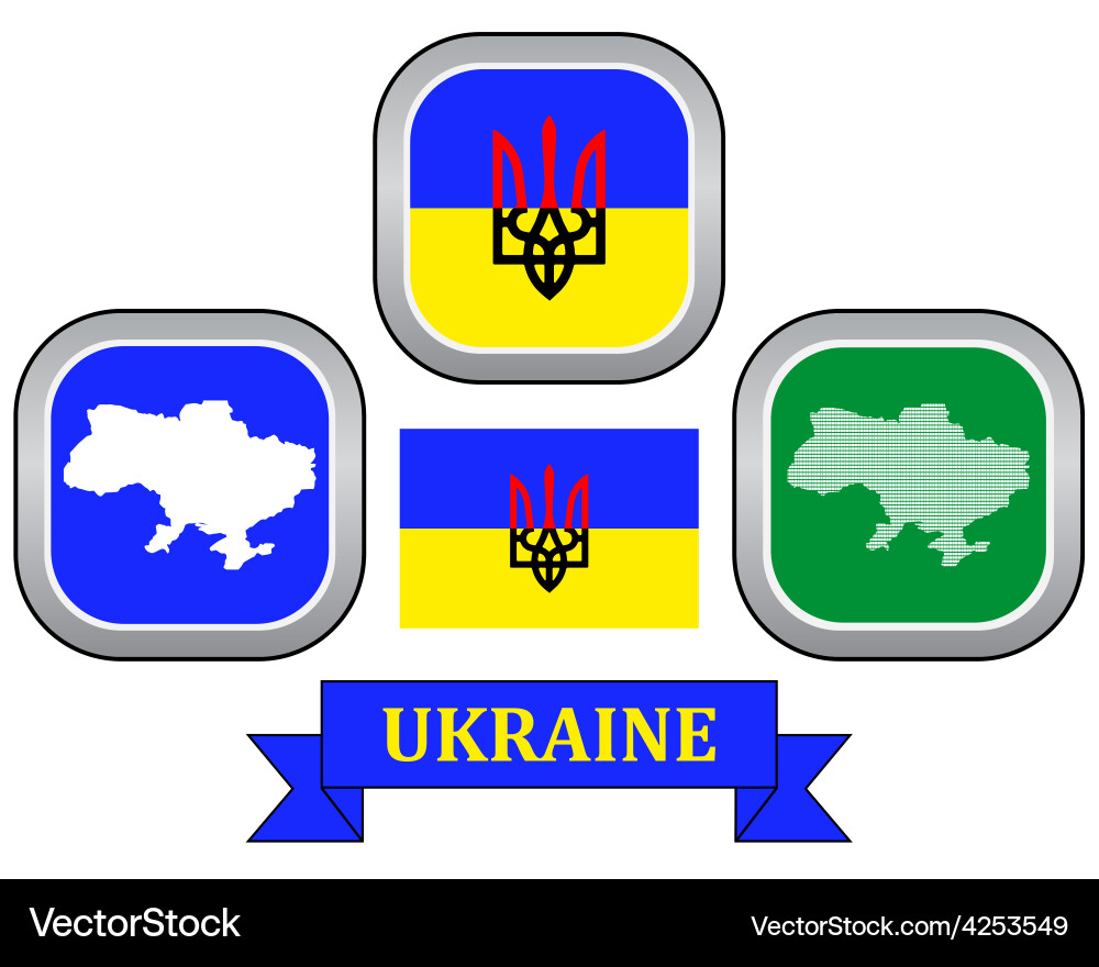 Symbol of ukraine Royalty Free Vector Image - VectorStock