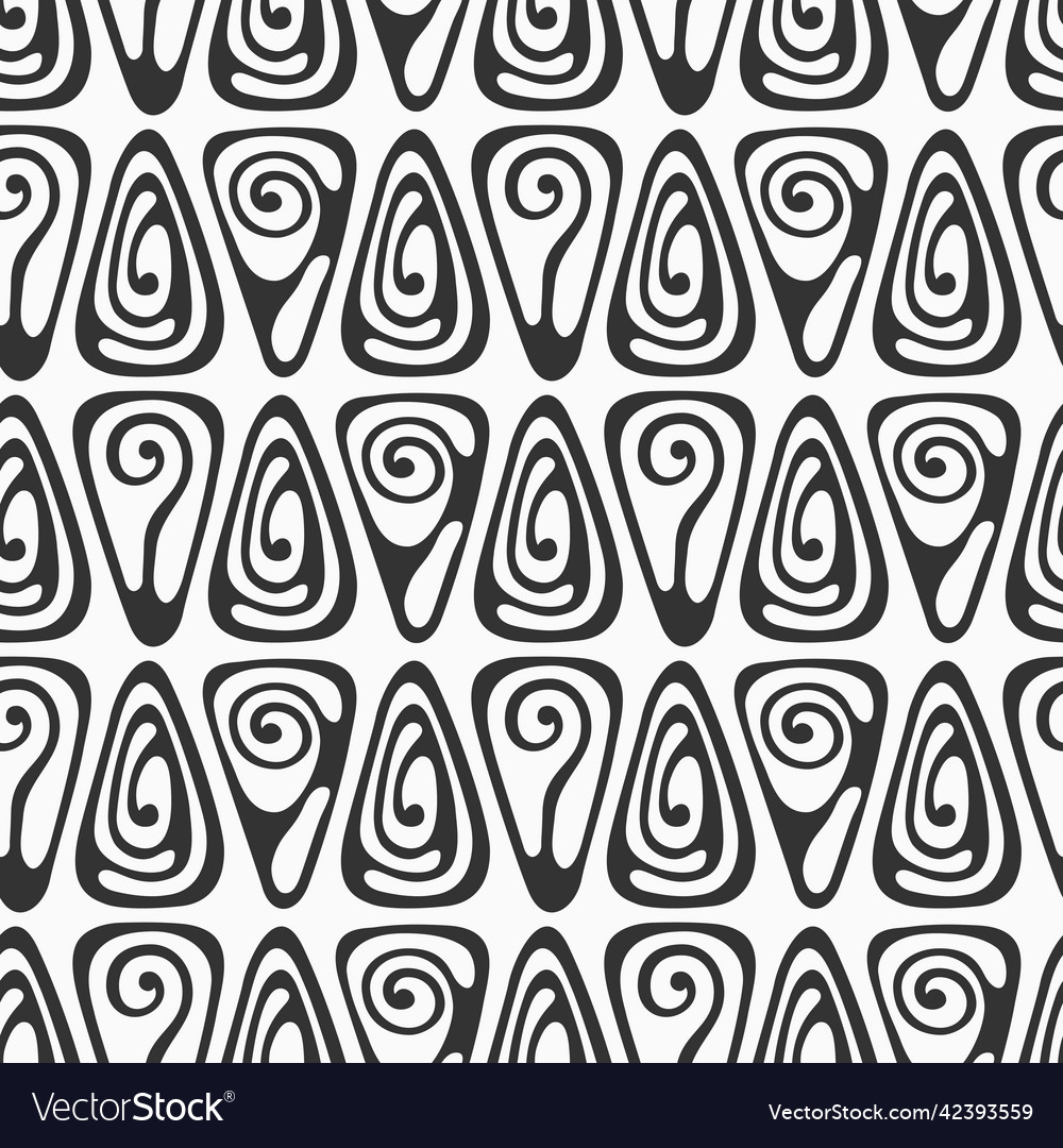 Abstract hand drawn triangles shapes seamless Vector Image Abstract hand drawn triangles shapes seamless Vector Image