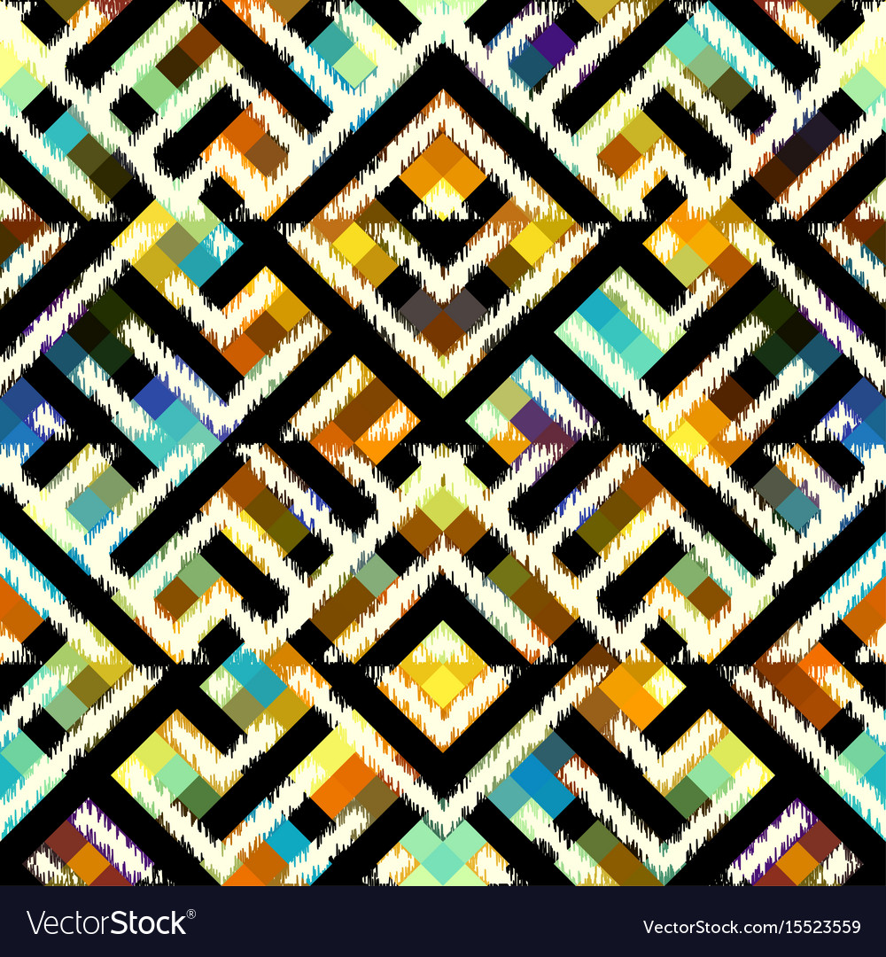 Geometric abstract pattern Royalty Free Vector Image