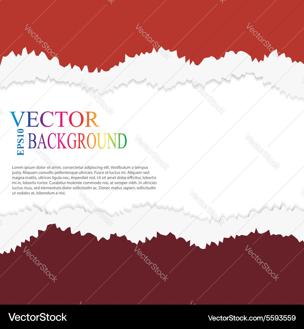 Torn paper layered Royalty Free Vector Image - VectorStock