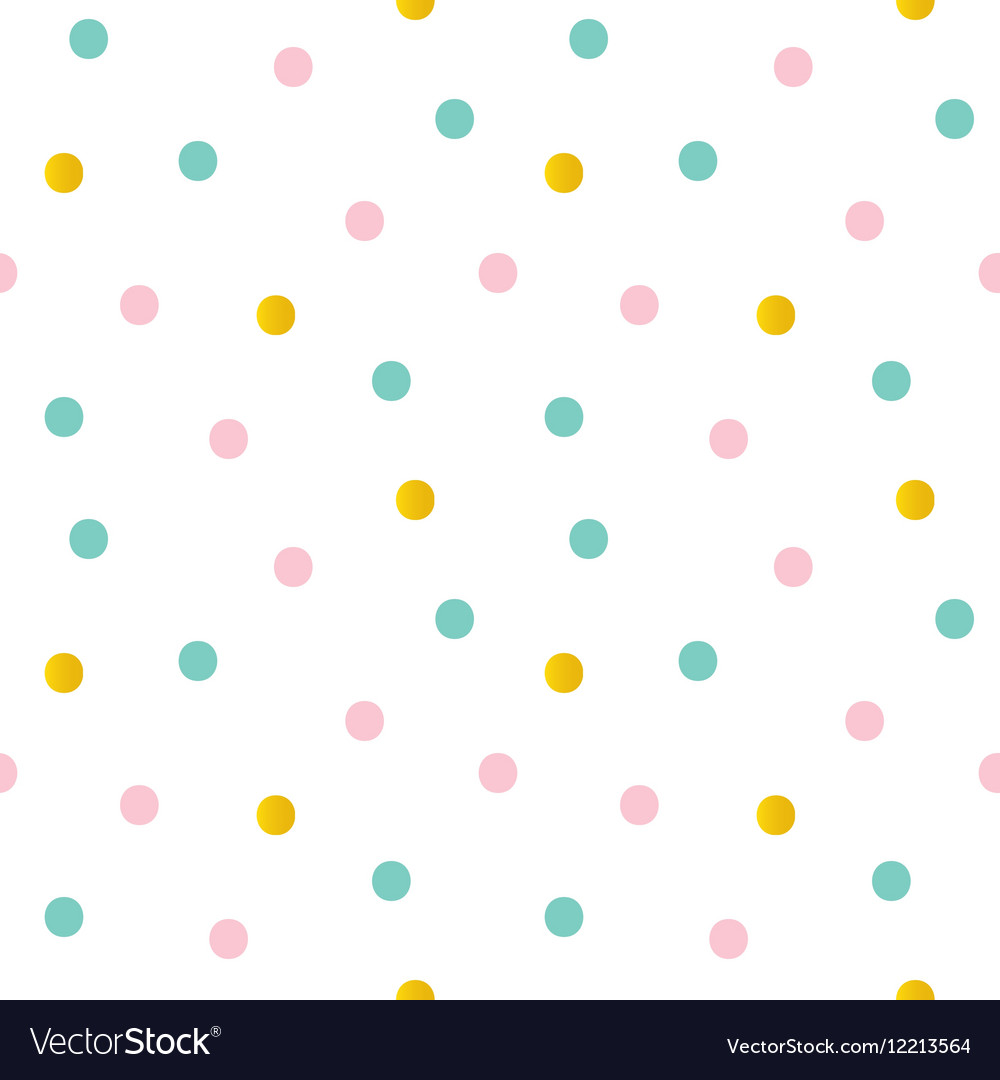 Dotted seamless pattern background Royalty Free Vector Image