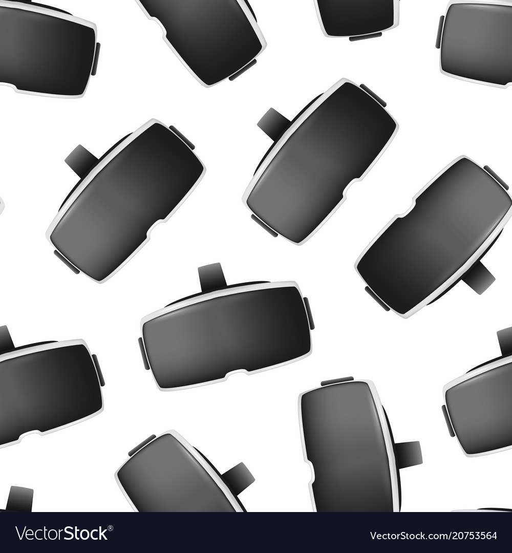 Realistic detailed 3d virtual reality headset box Vector Image Realistic detailed 3d virtual reality headset box Vector Image