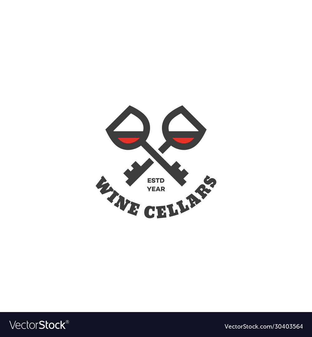 Wine cellars logo Royalty Free Vector Image - VectorStock Wine cellars logo Royalty Free Vector Image - VectorStock