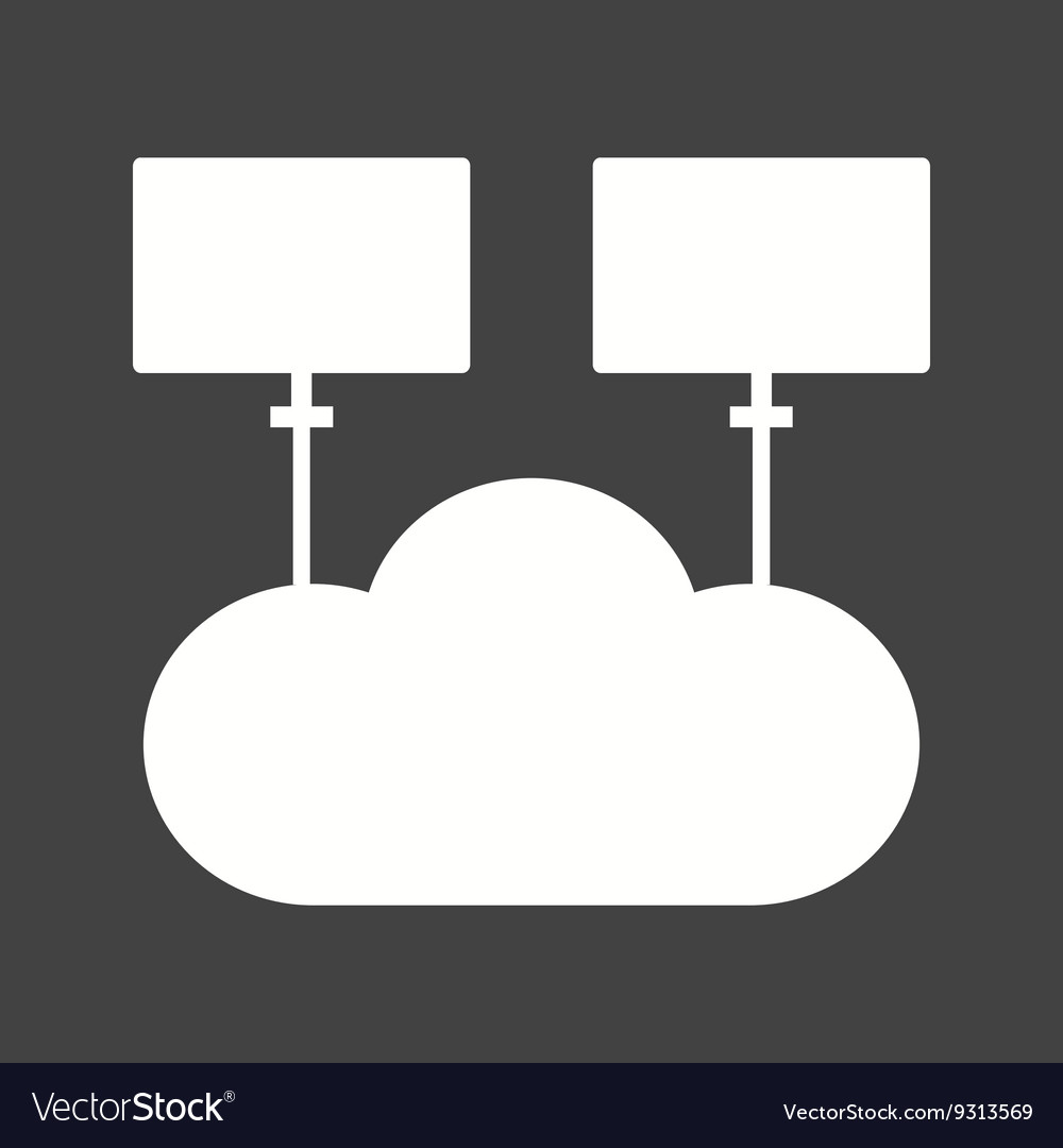 Cloud network Royalty Free Vector Image - VectorStock