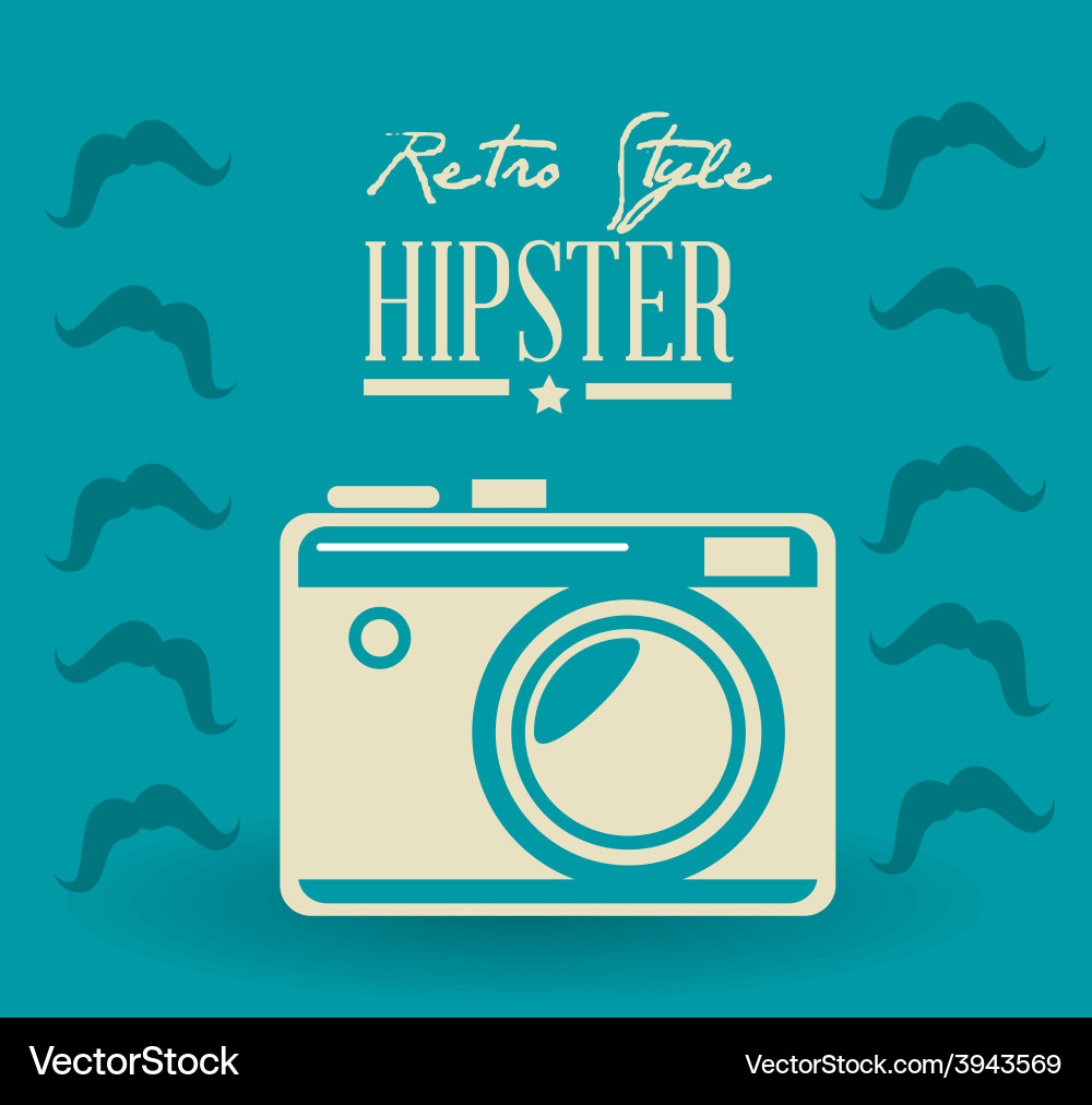 Hipster design Royalty Free Vector Image - VectorStock