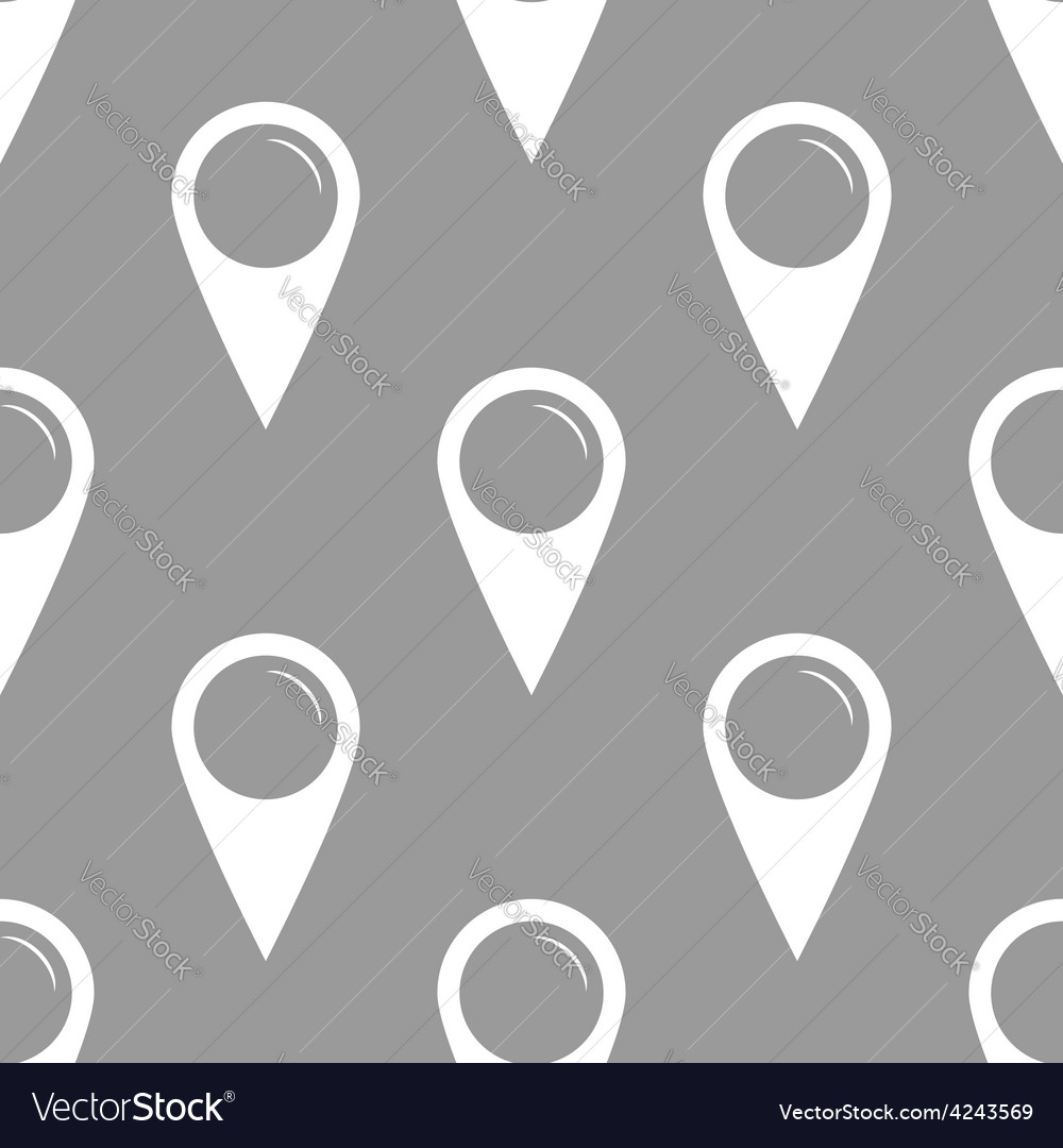 Pointer seamless pattern Royalty Free Vector Image