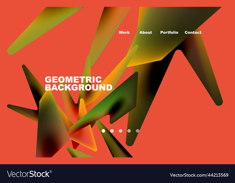 Shards shape composition abstract background web Vector Image