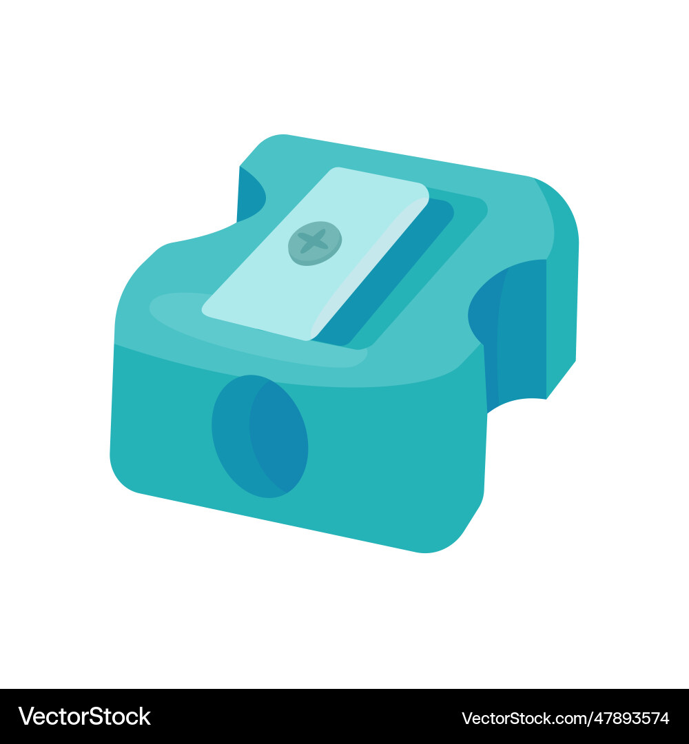 Pencil sharpener welcome back to school supplies Vector Image