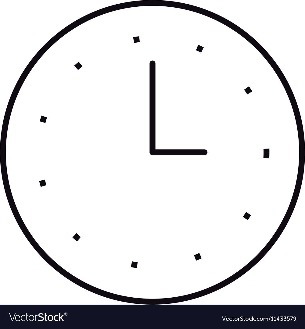 Clock device icon Royalty Free Vector Image - VectorStock