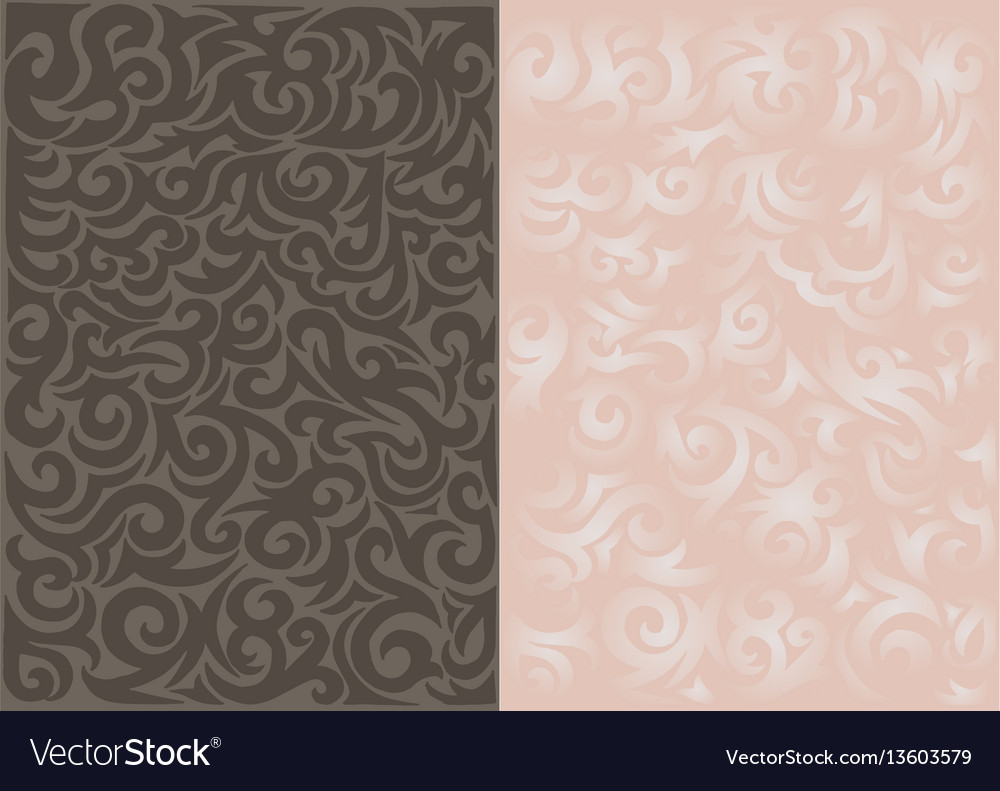 Curls pattern background Royalty Free Vector Image