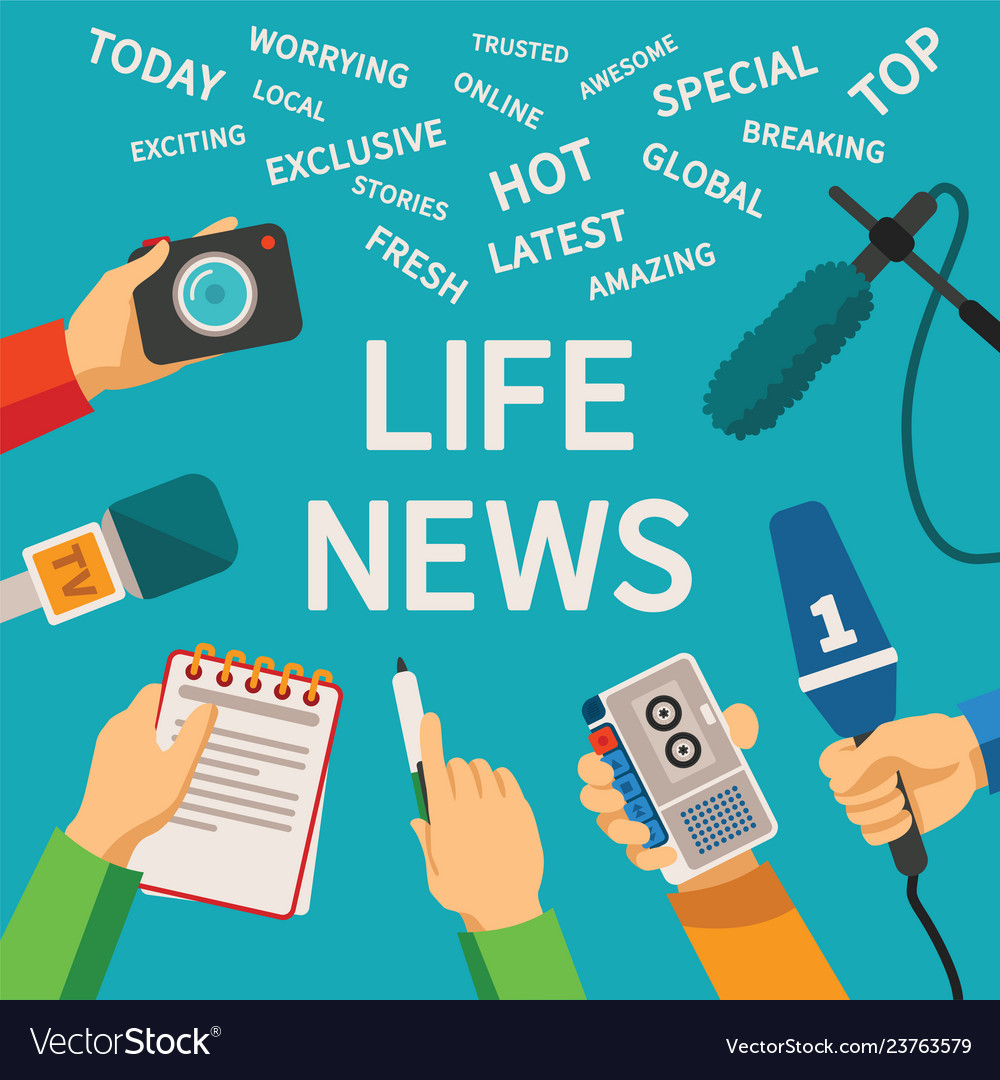 Journalism concept Royalty Free Vector Image - VectorStock