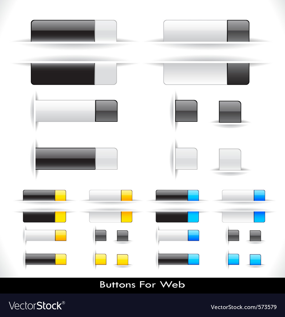 Web elements pack Royalty Free Vector Image - VectorStock