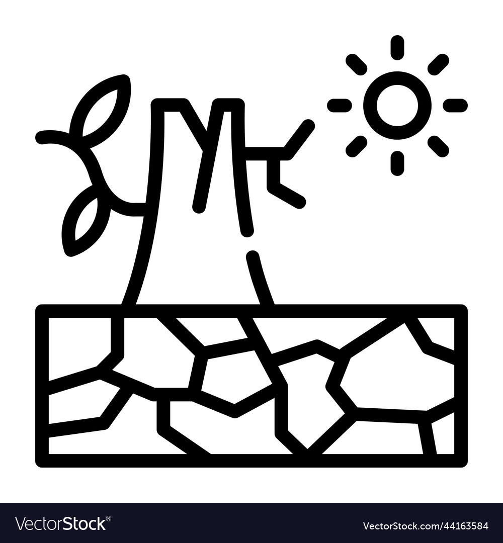 Aridity Royalty Free Vector Image - VectorStock