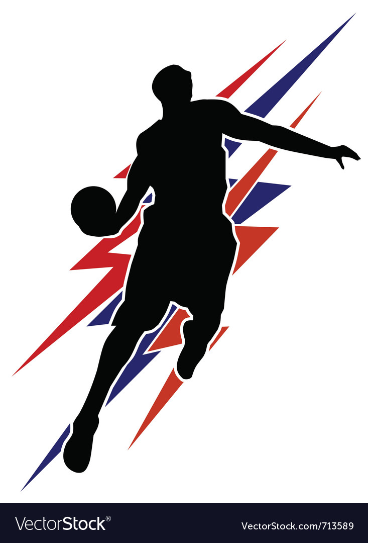 Basketball player Royalty Free Vector Image - VectorStock