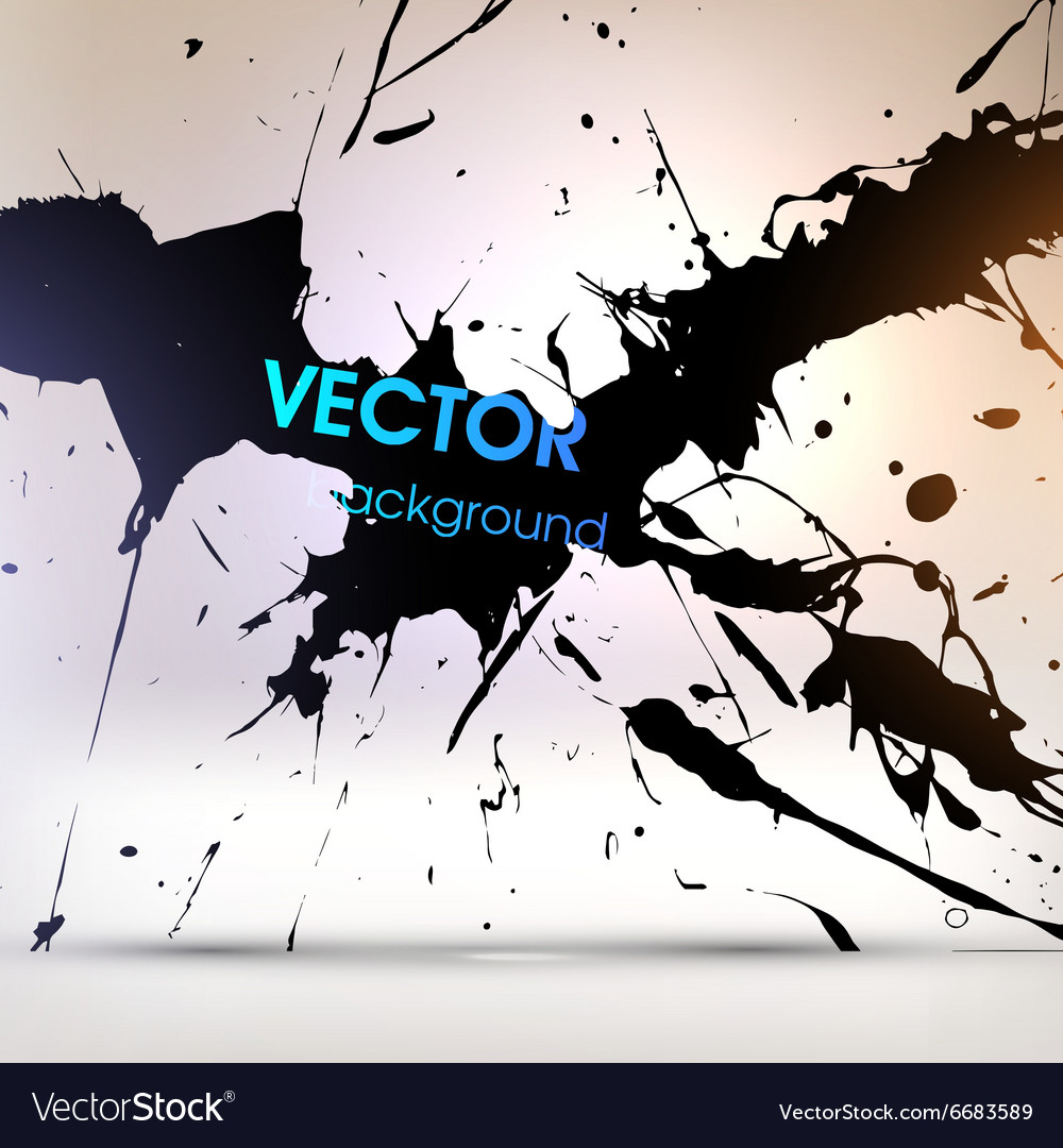 Paint splash background Royalty Free Vector Image