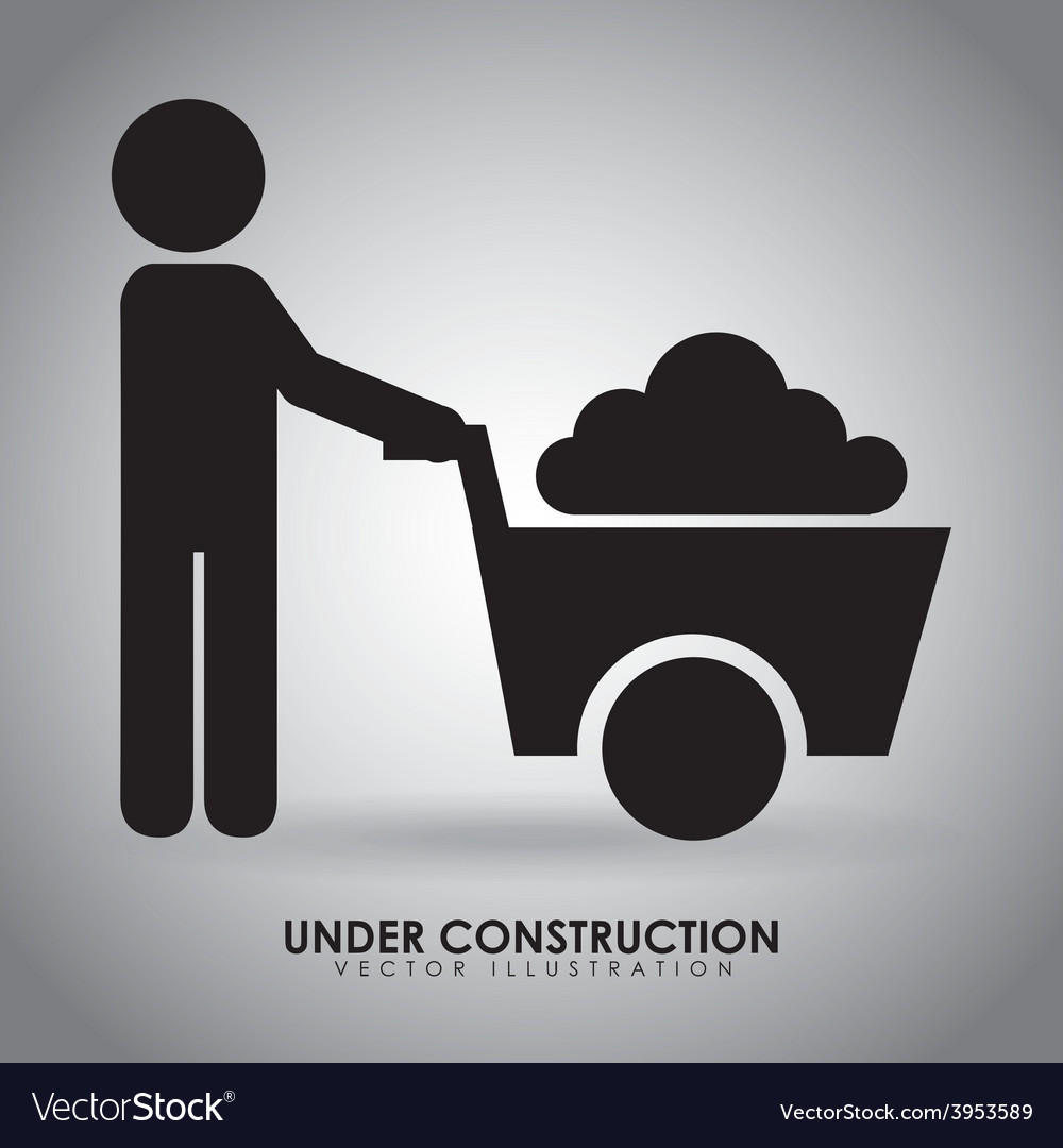 Under construction Royalty Free Vector Image - VectorStock