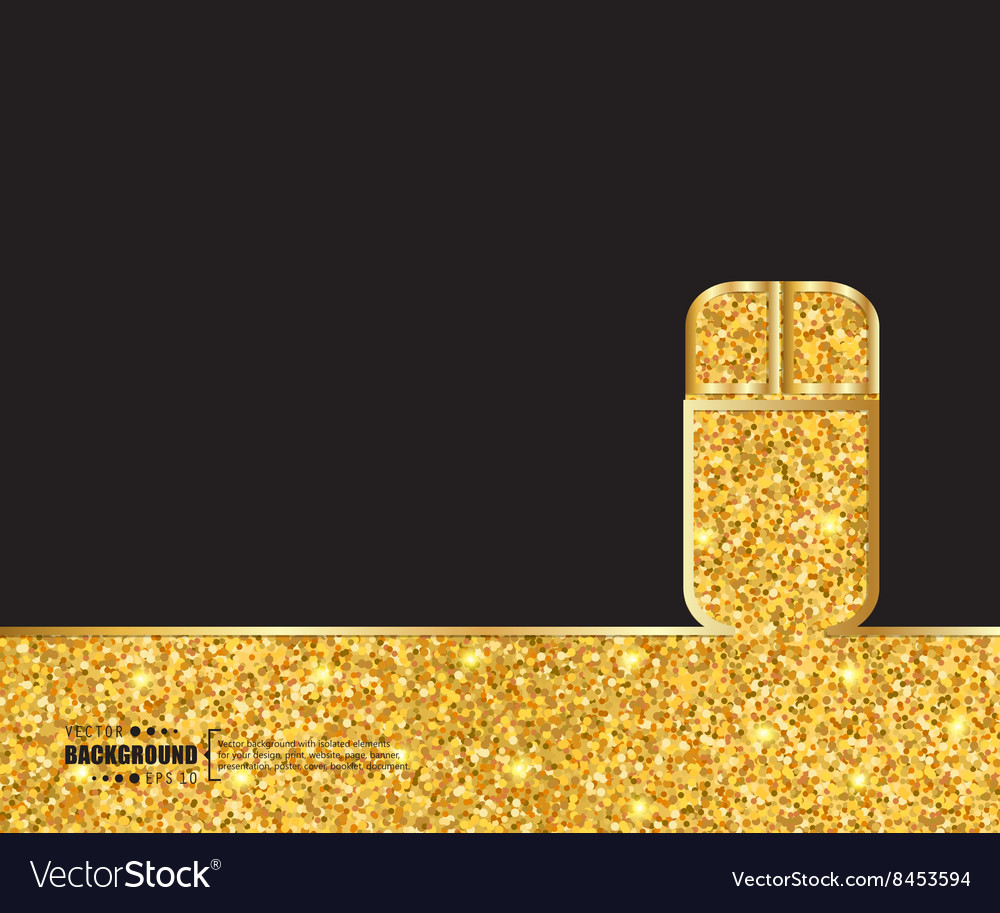 Creative mouse art template Royalty Free Vector Image