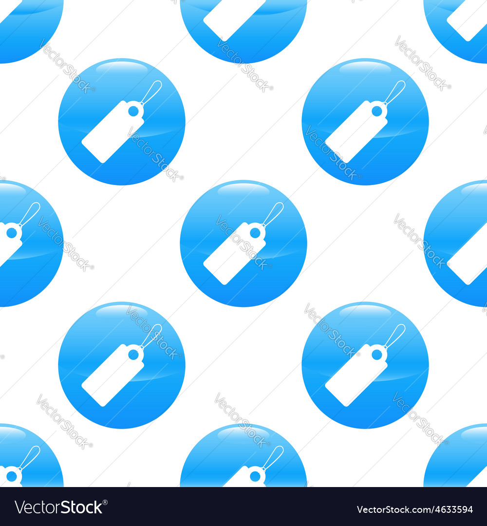 String tag sign pattern Royalty Free Vector Image