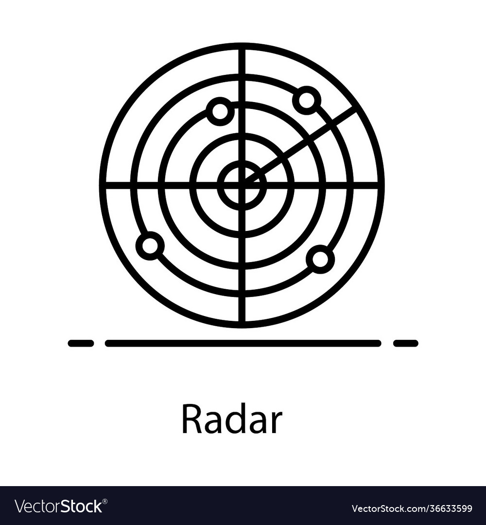 Radar Royalty Free Vector Image - VectorStock
