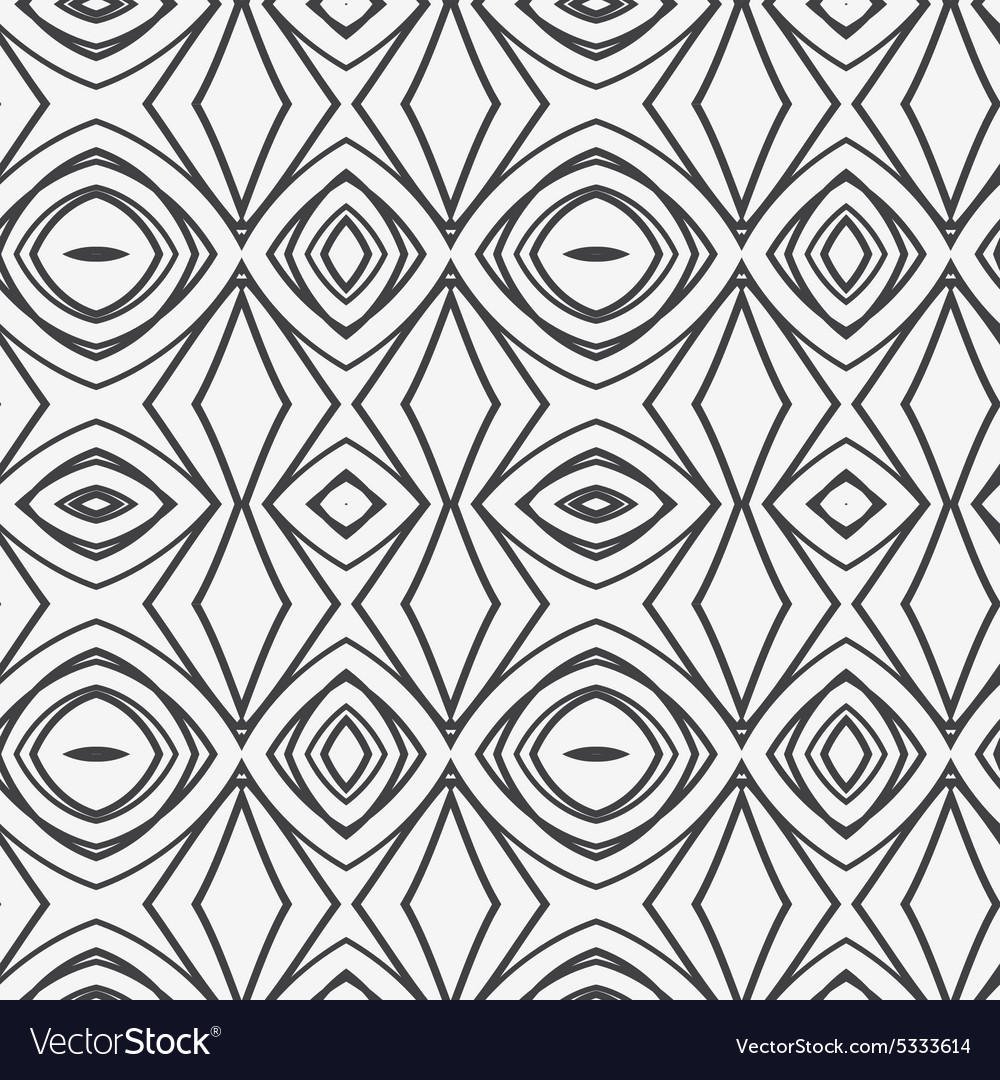 Abstract seamless ornament pattern Royalty Free Vector Image