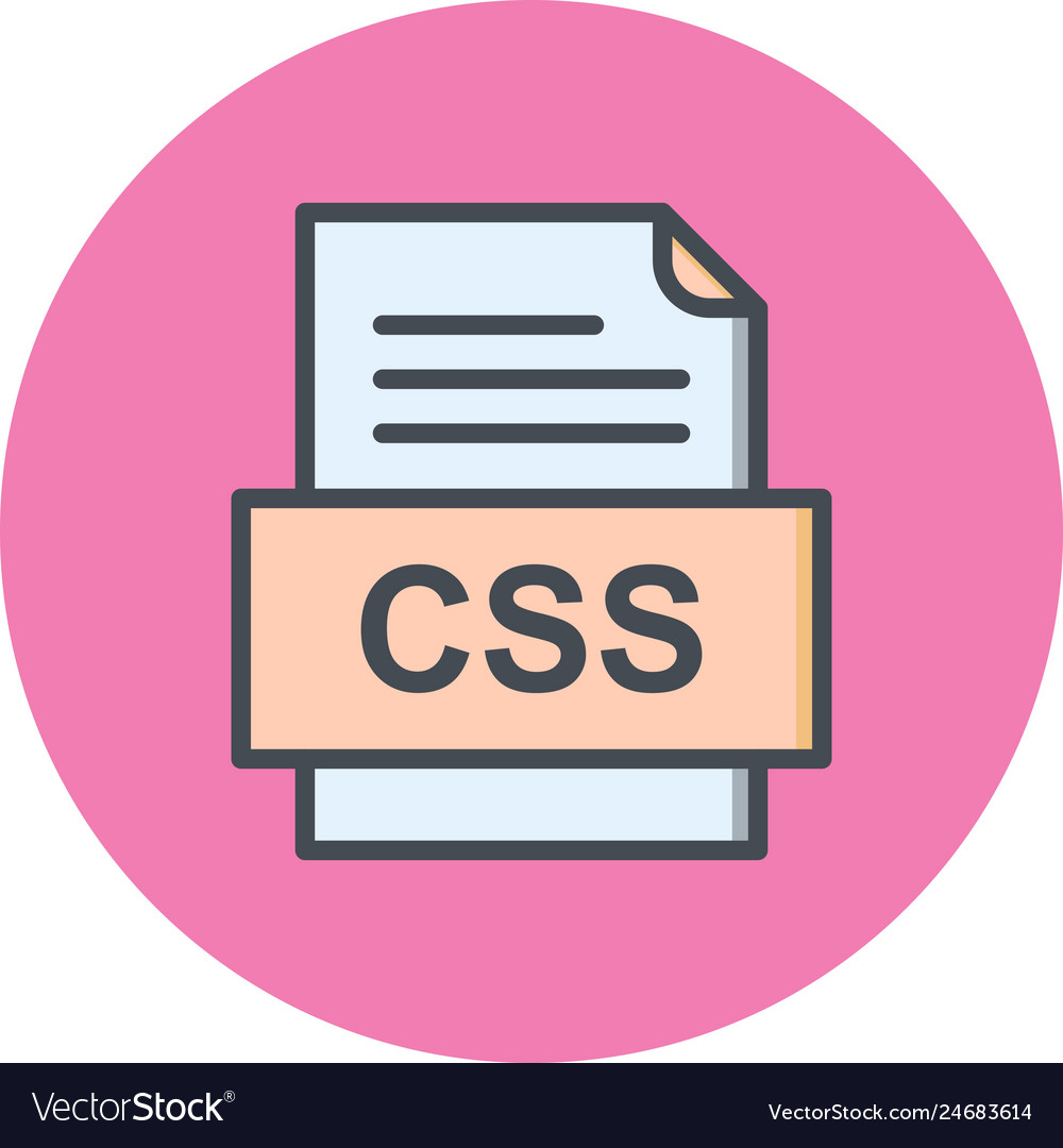 Css file document icon Royalty Free Vector Image Css file document icon Royalty Free Vector Image