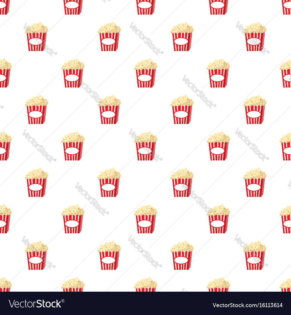 Popcorn pattern Royalty Free Vector Image - VectorStock